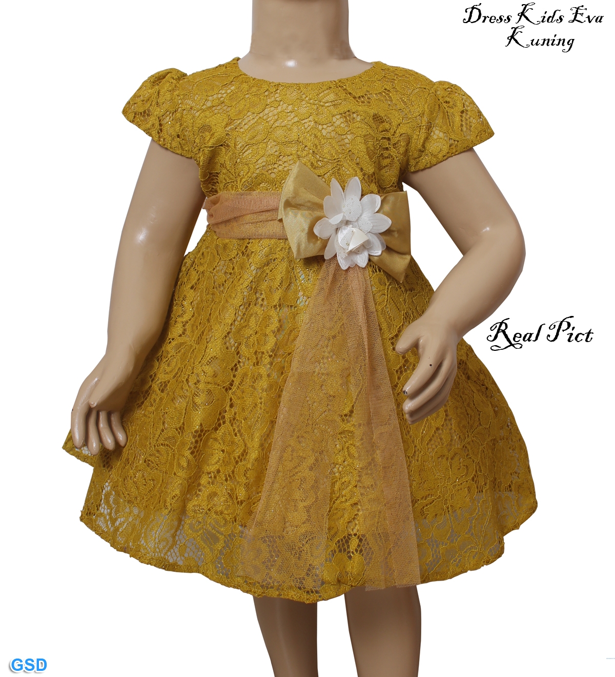 Dress Kids eva kuning - Grosir Tanah Abang,Baju Import Online Murah ...